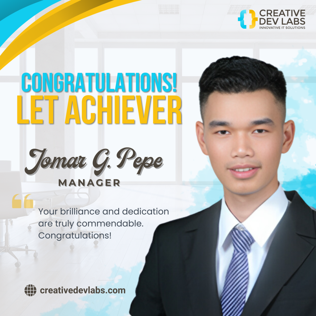 Managing Success: Sir Jomar's Victory in the Licensure Exam | CreativeDevLabs